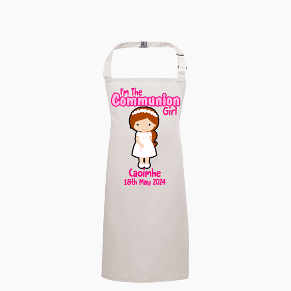 Communion Girl Aprons - Personalized - CENTRAL T-SHIRTS – Central T-Shirts